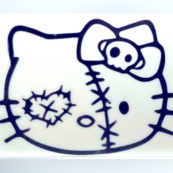 Art | Halloween Hello Kitty Decal Sticker | Poshmark